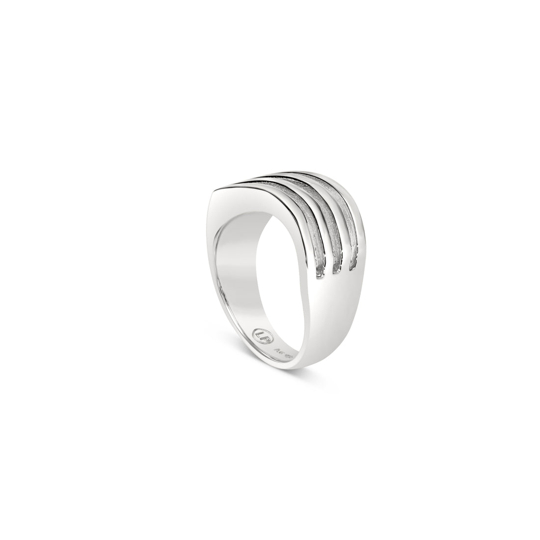 The Ripple Effect Ring - Sterling Silver - Polished – LOUPN