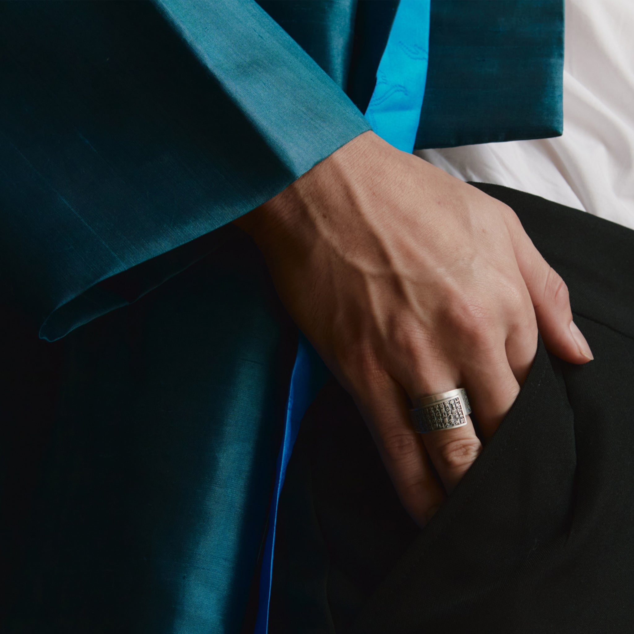 For the People Ring - Sterling Silver - Matte – LOUPN