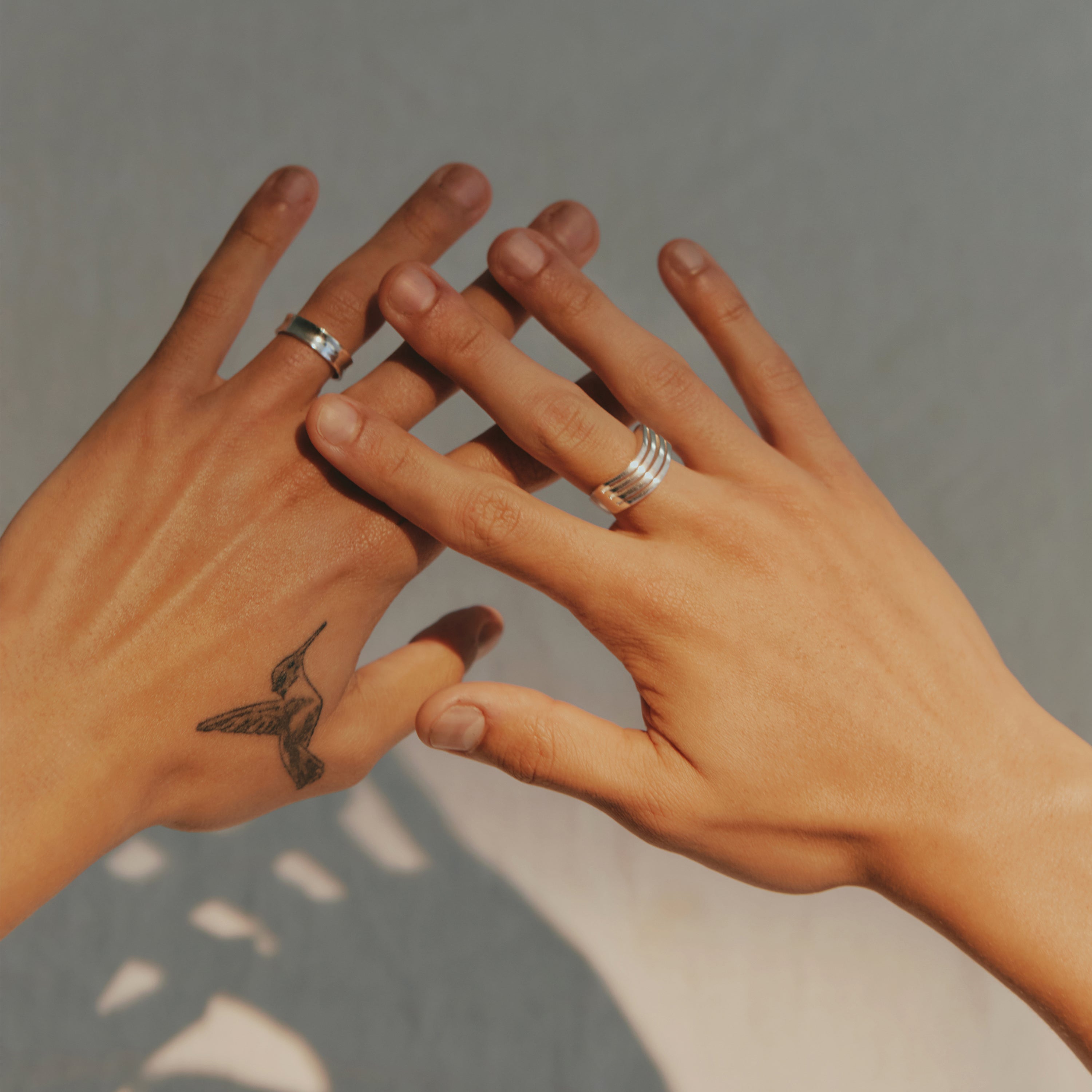 The Ripple Effect Ring - Sterling Silver - Polished – LOUPN